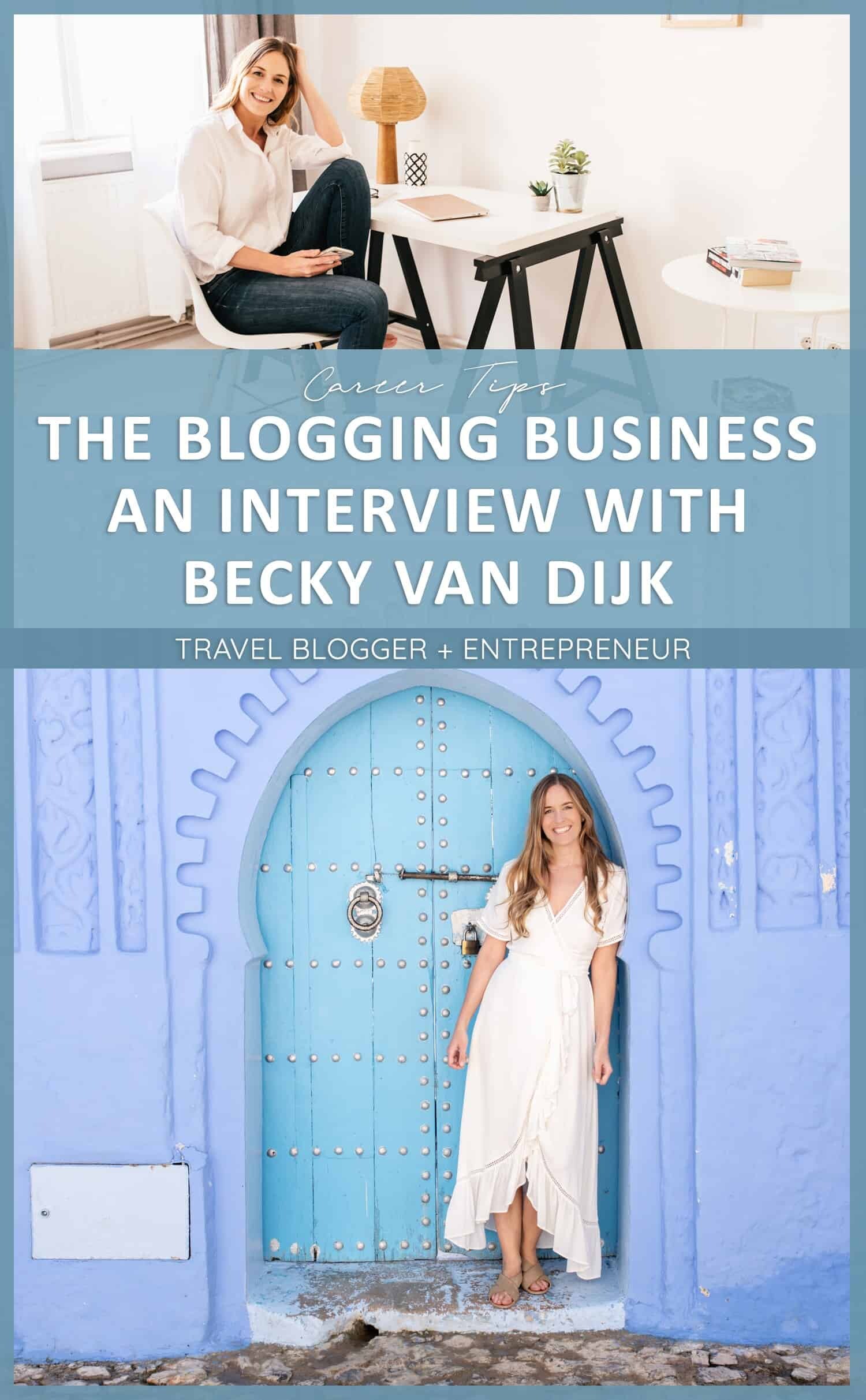 The Business of Blogging - An Interview with Becky van Dijk - Photo ...