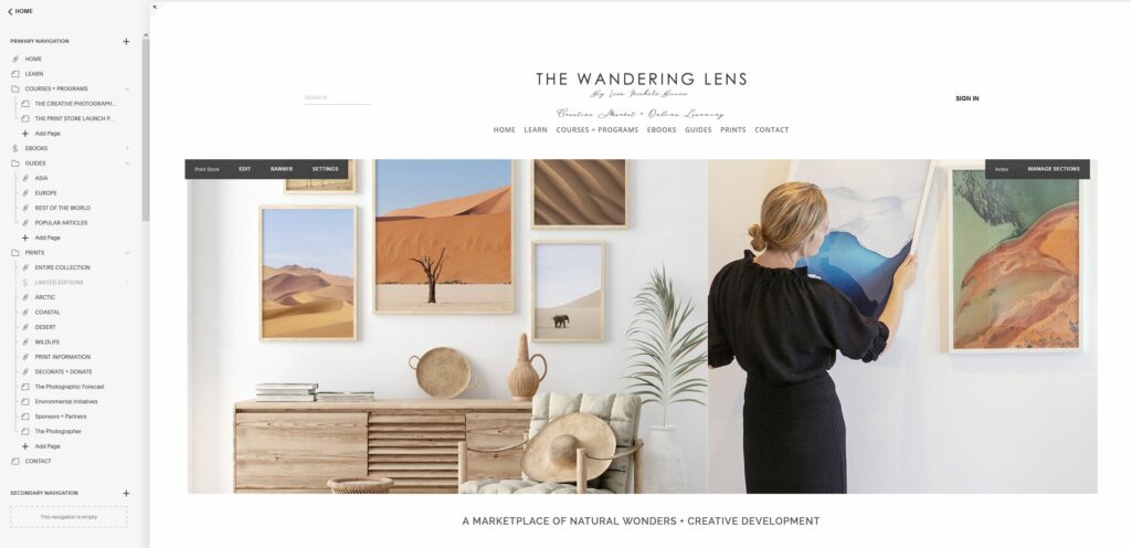How to Create a Photography Website and Print Store