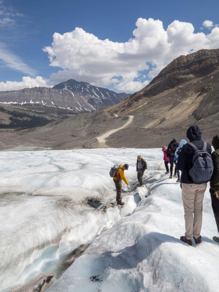 Columbia Icefields - Hiking on the Athabasca Glacier with IceWalks
